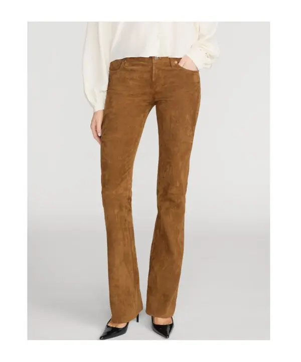 FRAME Suede Rodeo Trousers