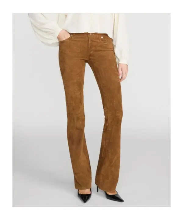 FRAME Suede Rodeo Trousers