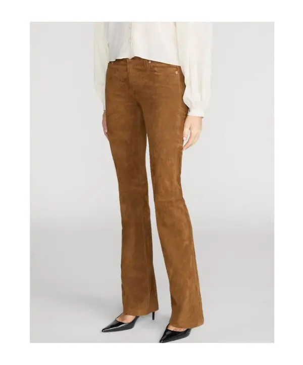 FRAME Suede Rodeo Trousers