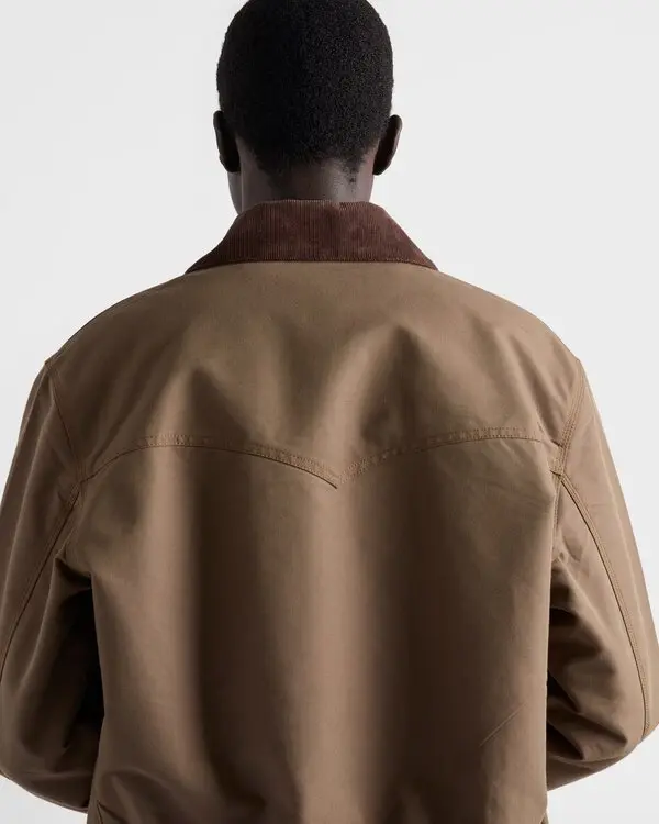 Prada Ribbed Hem Blouson Jacket