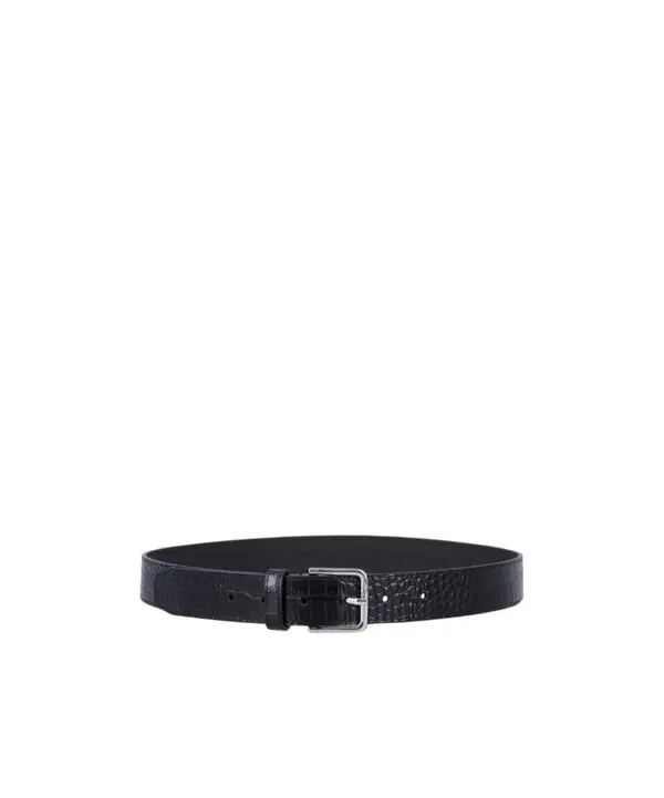 THE FRANKIE SHOP Croc Effect Adjustable Belt