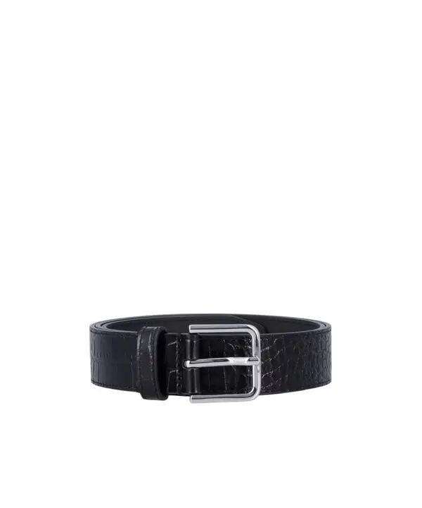 THE FRANKIE SHOP Croc Effect Adjustable Belt