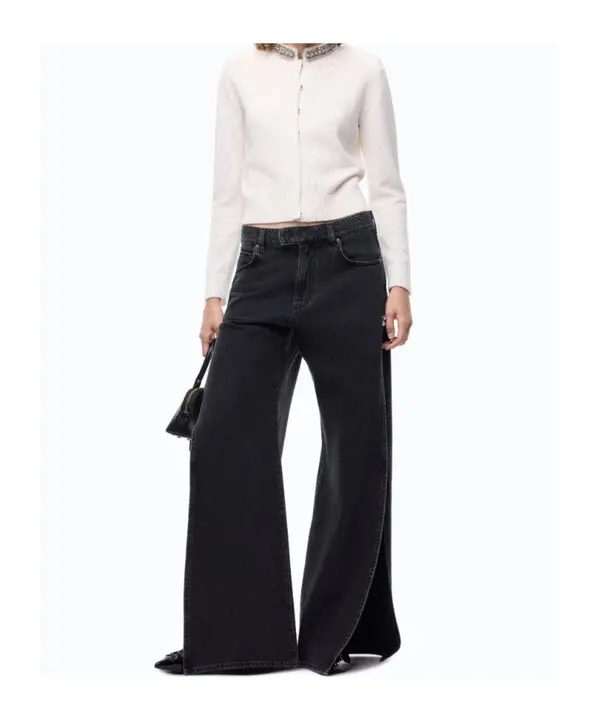 Pinko Embellished Collar Wool-blend Cardigan