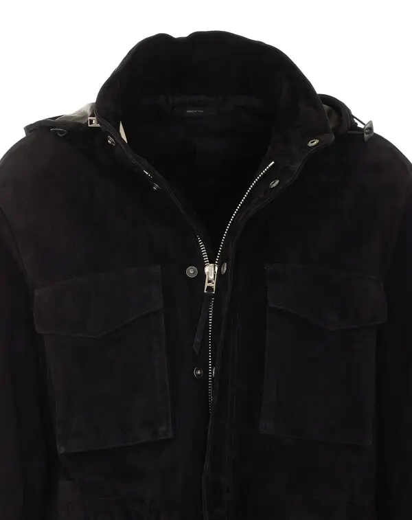 TOM FORD Long-sleeved Leather Jacket