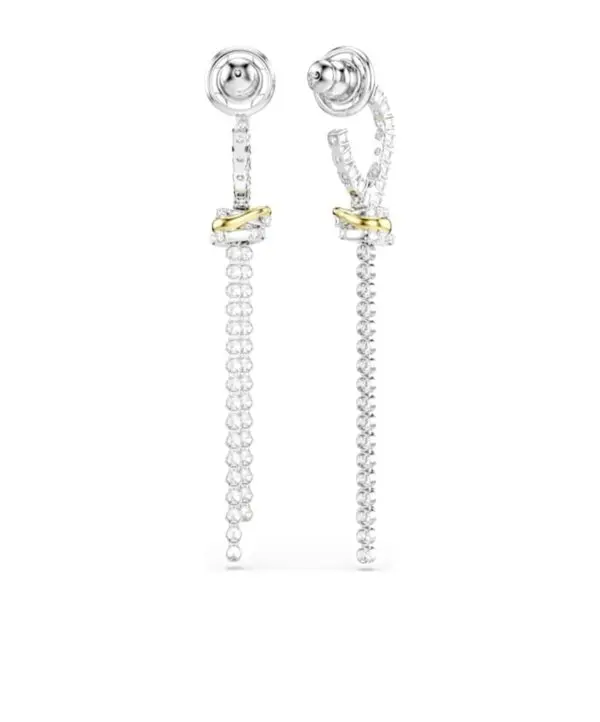 SWAROVSKI Hyperbola Rhodium-plated Drop Earrings