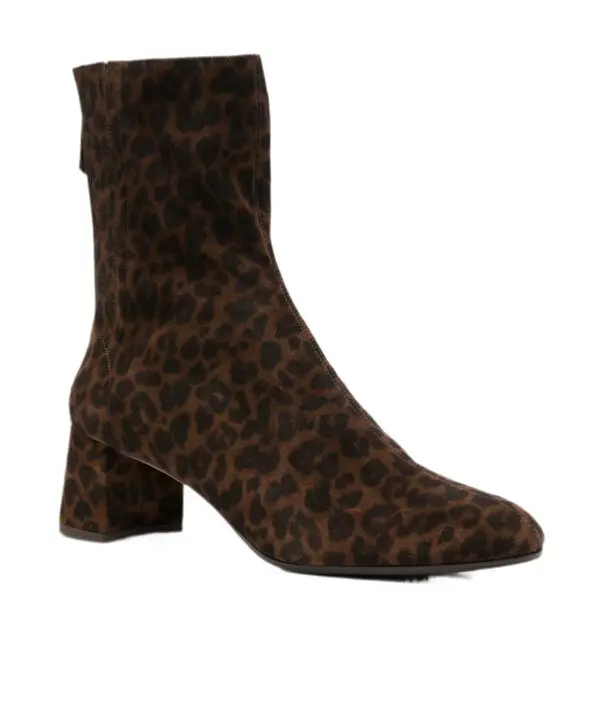 AQUAZZURA Saint Honore Leopard-print Ankle Boots