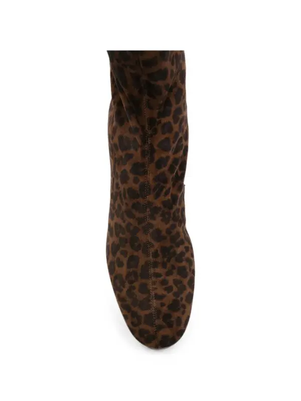 AQUAZZURA Saint Honore Leopard-print Ankle Boots