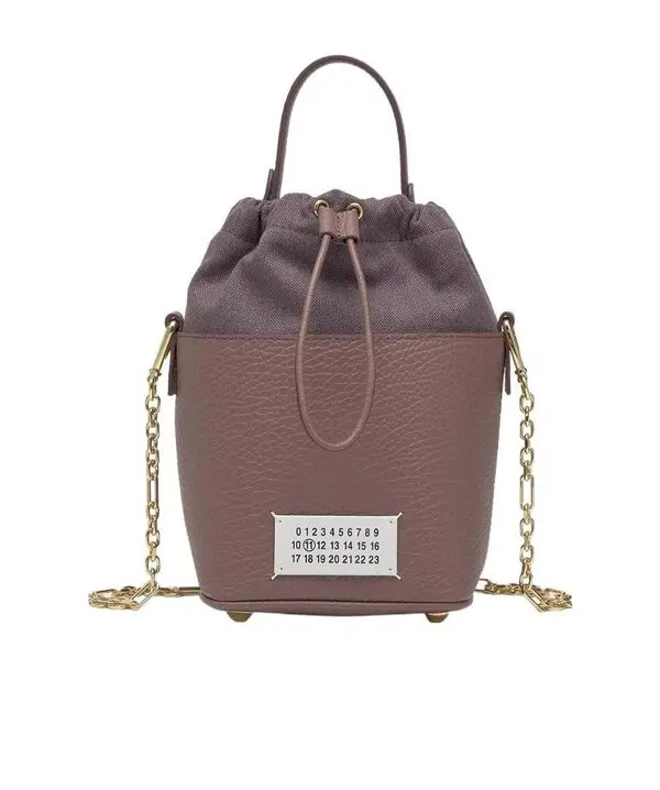 MAISON MARGIELA 5ac Leather Bucket Bag