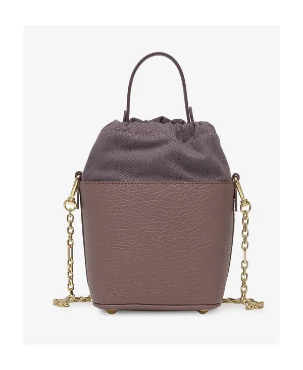 MAISON MARGIELA 5ac Leather Bucket Bag
