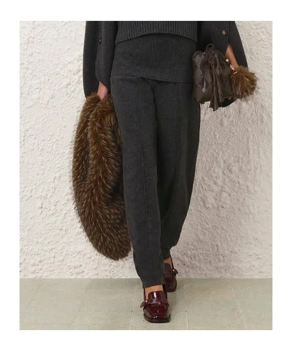 Zimmermann Valiant Knit Barrel Pants
