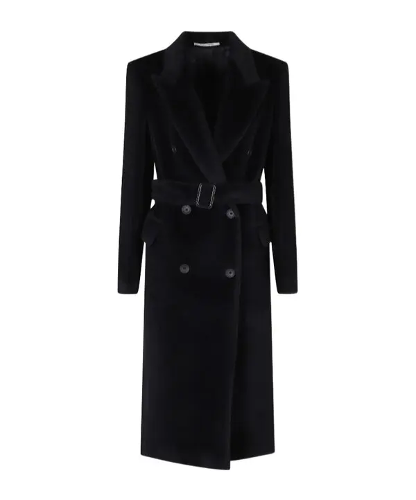 Tagliatore Long-sleeved Belted Coat