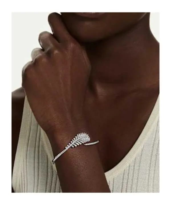 SWAROVSKI Vienna Feather Open Bracelet