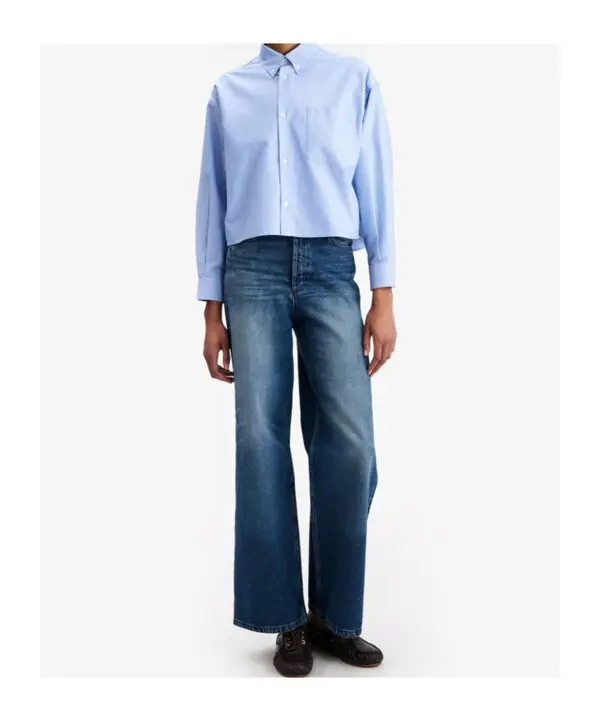 A.p.c. Button-down Cropped Shirt