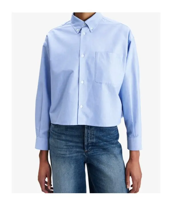 A.p.c. Button-down Cropped Shirt