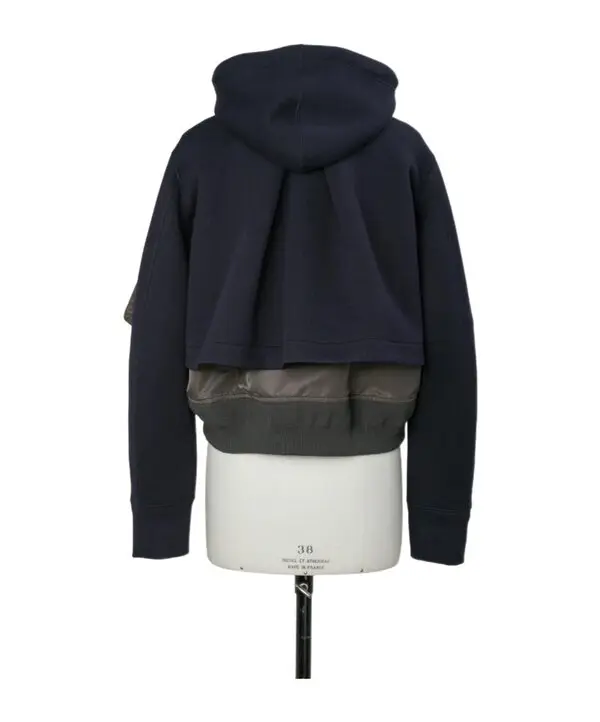 Sacai Layered Zip-up Bomber Jacket
