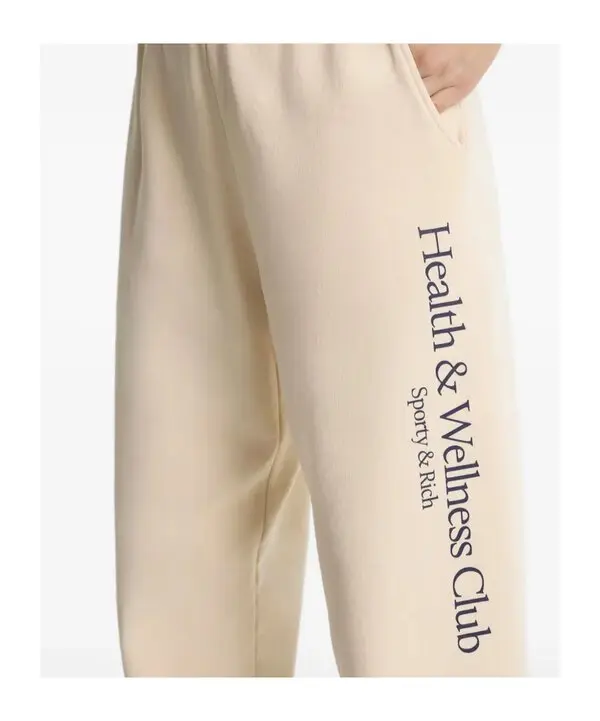 SPORTY  RICH Sporty & Rich Logo-print Track Trousers
