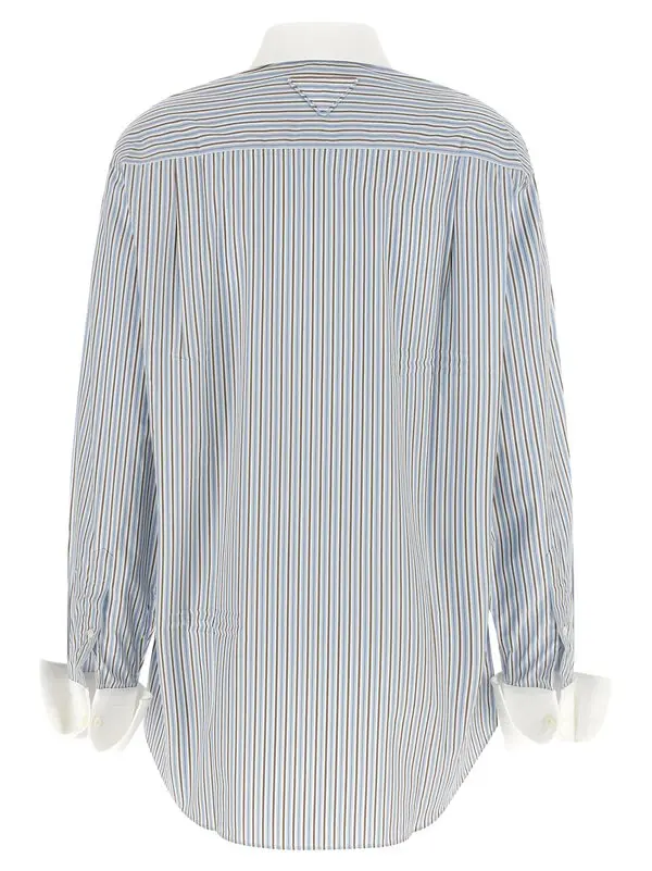 Prada Striped Poplin Shirt - No