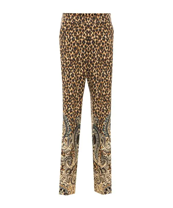 Etro Leopard-print Trousers