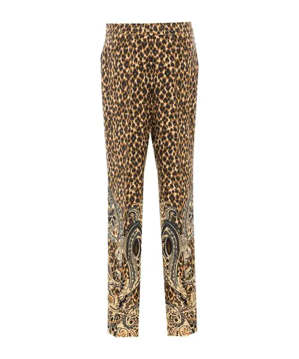 Etro Leopard-print Trousers