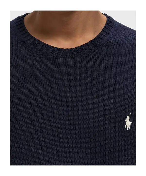 Polo Ralph Lauren Crew Neck Sweater With Embroidered Pony