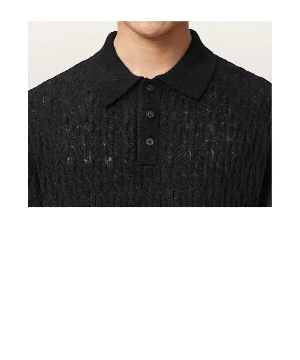 ALLSAINTS Short-sleeved Polo Shirt