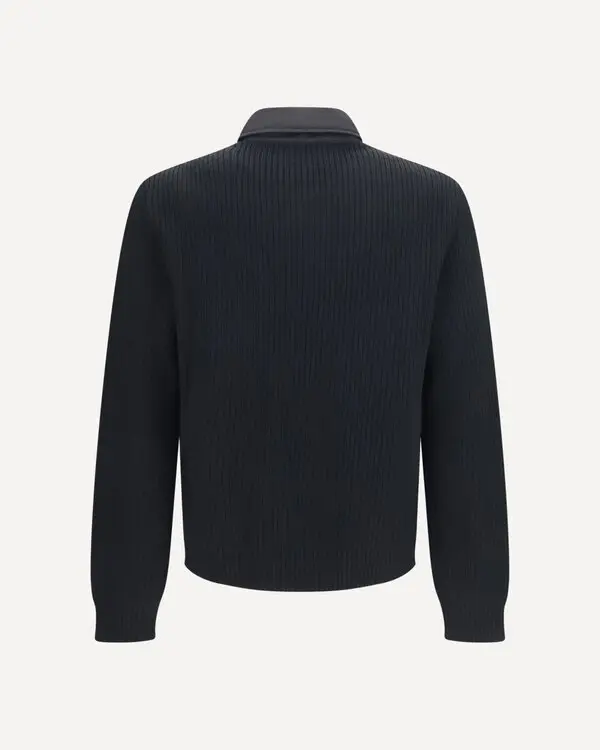 Prada Zip-up Knitted Cardigan