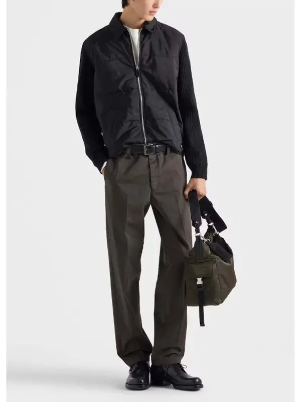 Prada Zip-up Knitted Cardigan
