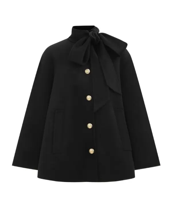 Zimmermann Valiant Pussybow Coat