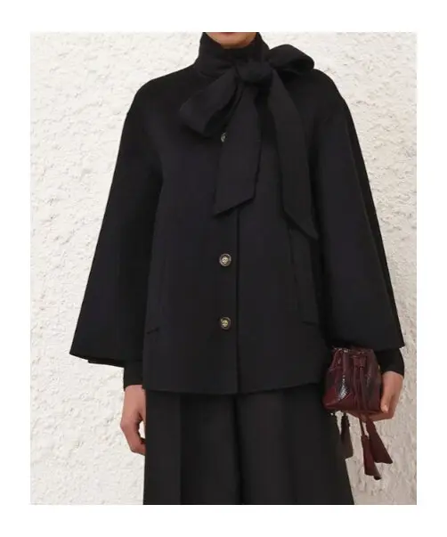 Zimmermann Valiant Pussybow Coat