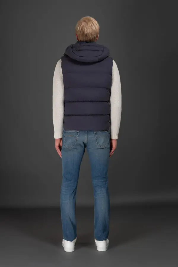 MOORER High-neck Padded Gilet