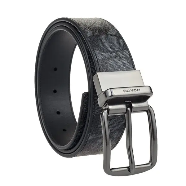 COACH Logo Belt With Logo Buckle