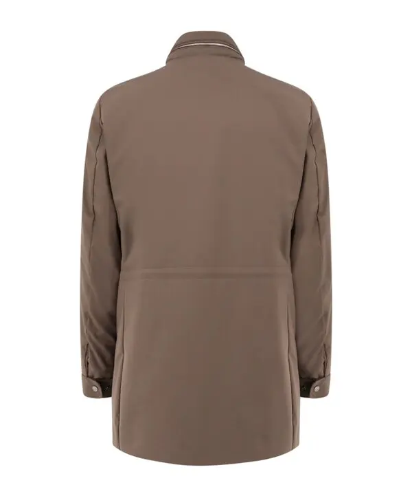 MOORER Padded High Neck Coat