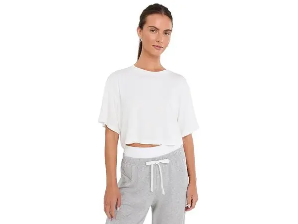 Splits59 Djuna Oversized Crop Jersey Tee Workout