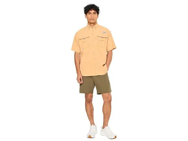 Columbia Pfg Bahama Ii Short Sleeve Shirt Clothing Light Camel - Tan