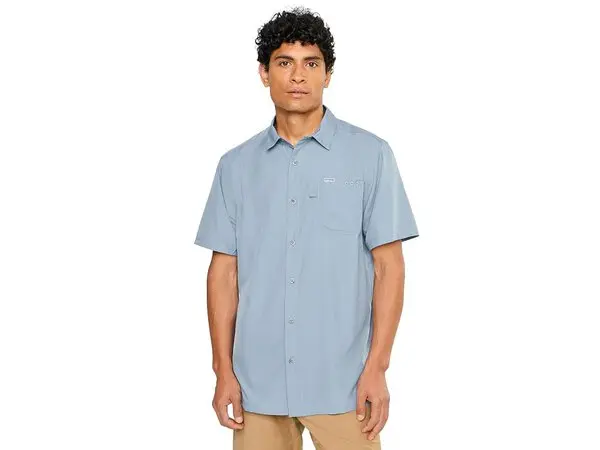 Columbia Pfg Slack Tide Camp Shirt Clothing Dockside - Blue