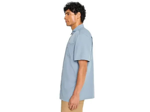 Columbia Pfg Slack Tide Camp Shirt Clothing Dockside - Blue