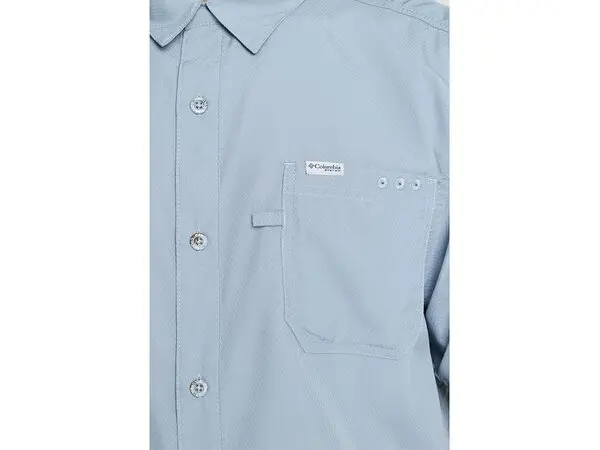 Columbia Pfg Slack Tide Camp Shirt Clothing Dockside - Blue