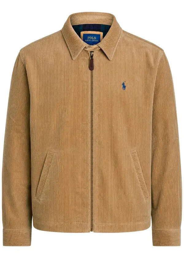Polo Ralph Lauren Corduroy Embroidered Logo Windbreaker Jacket