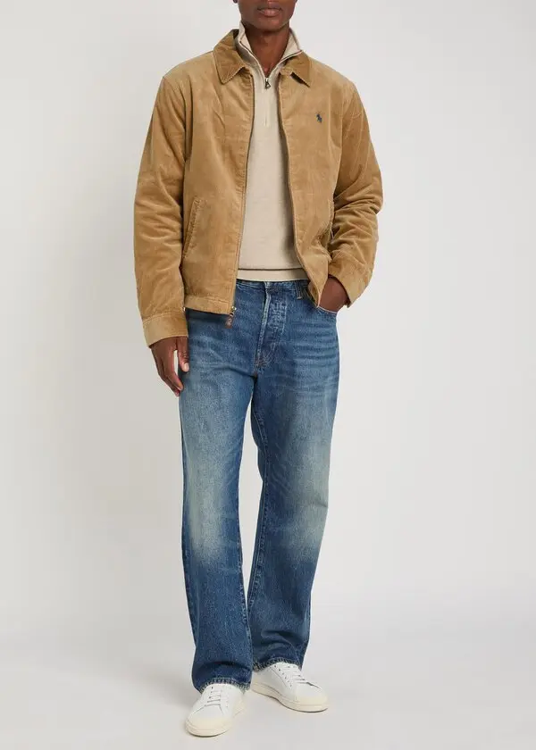 Polo Ralph Lauren Corduroy Embroidered Logo Windbreaker Jacket
