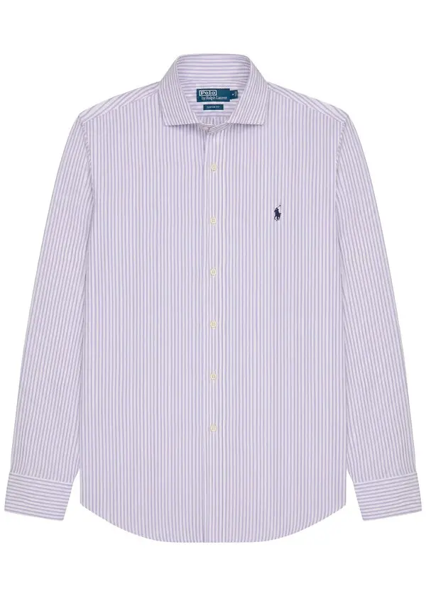 Polo Ralph Lauren Striped Cotton Shirt - Blue