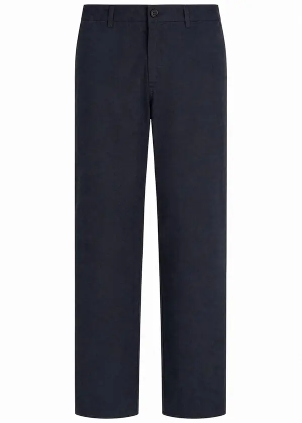 Nn07 Brendan Cotton-blend Trousers - Navy
