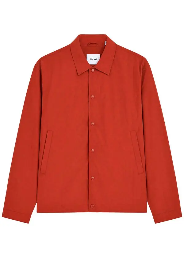 Nn07 Crinkled Nylon Jacket With Drawstring Hem
