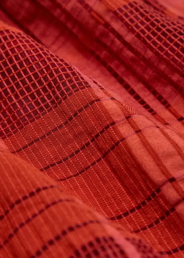 Nn07 Ben Checked-jacquard Woven Shirt