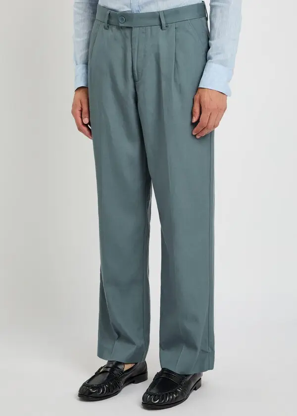 PERCIVAL Tailored Straight-leg Woven Trousers