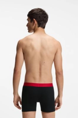 Hugo Three-pack Of Logo Boxer Briefs