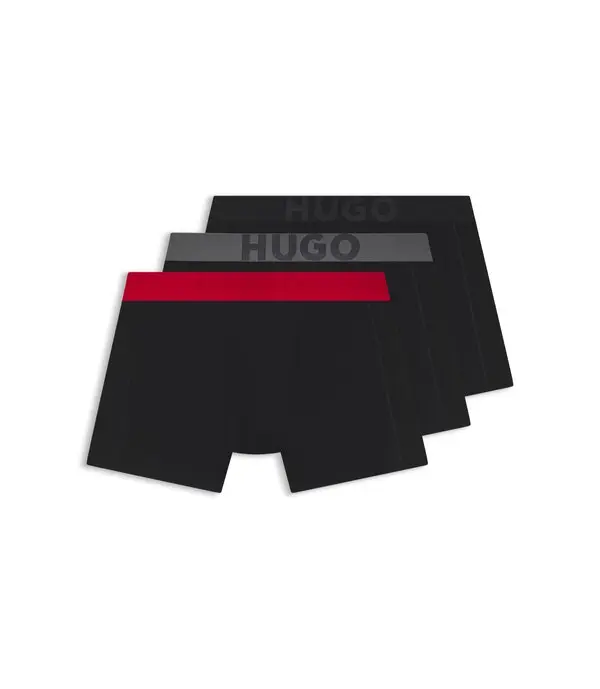 Hugo Three-pack Of Logo Boxer Briefs