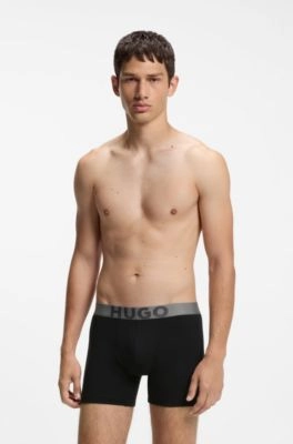 Hugo Three-pack Of Logo Boxer Briefs