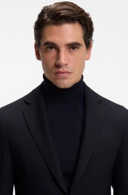 BOSS Slim-fit Jacket In Virgin Wool