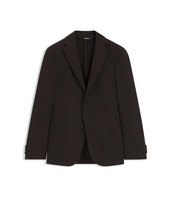 BOSS Slim-fit Jacket In Virgin Wool