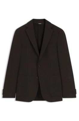 BOSS Slim-fit Jacket In Virgin Wool
